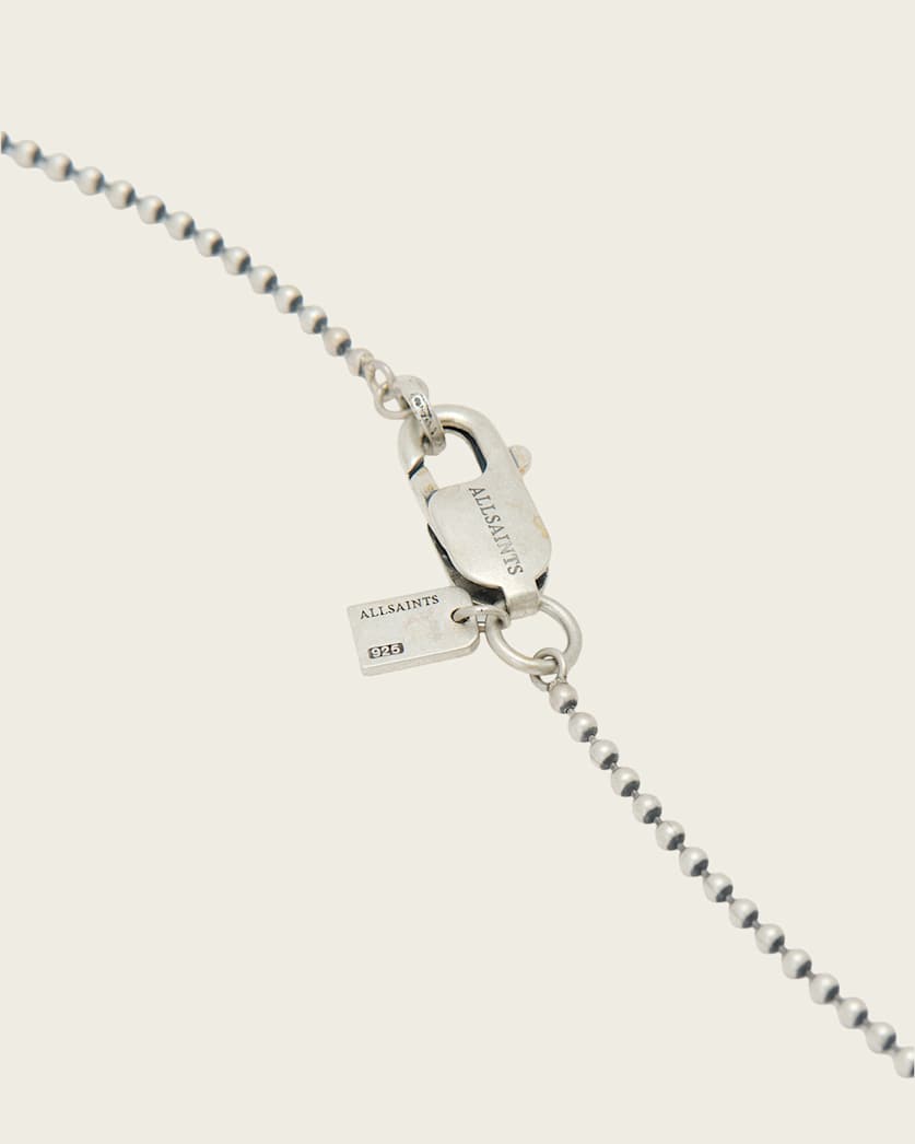 Jay Ball Chain Large Necklace Silver | ALLSAINTS